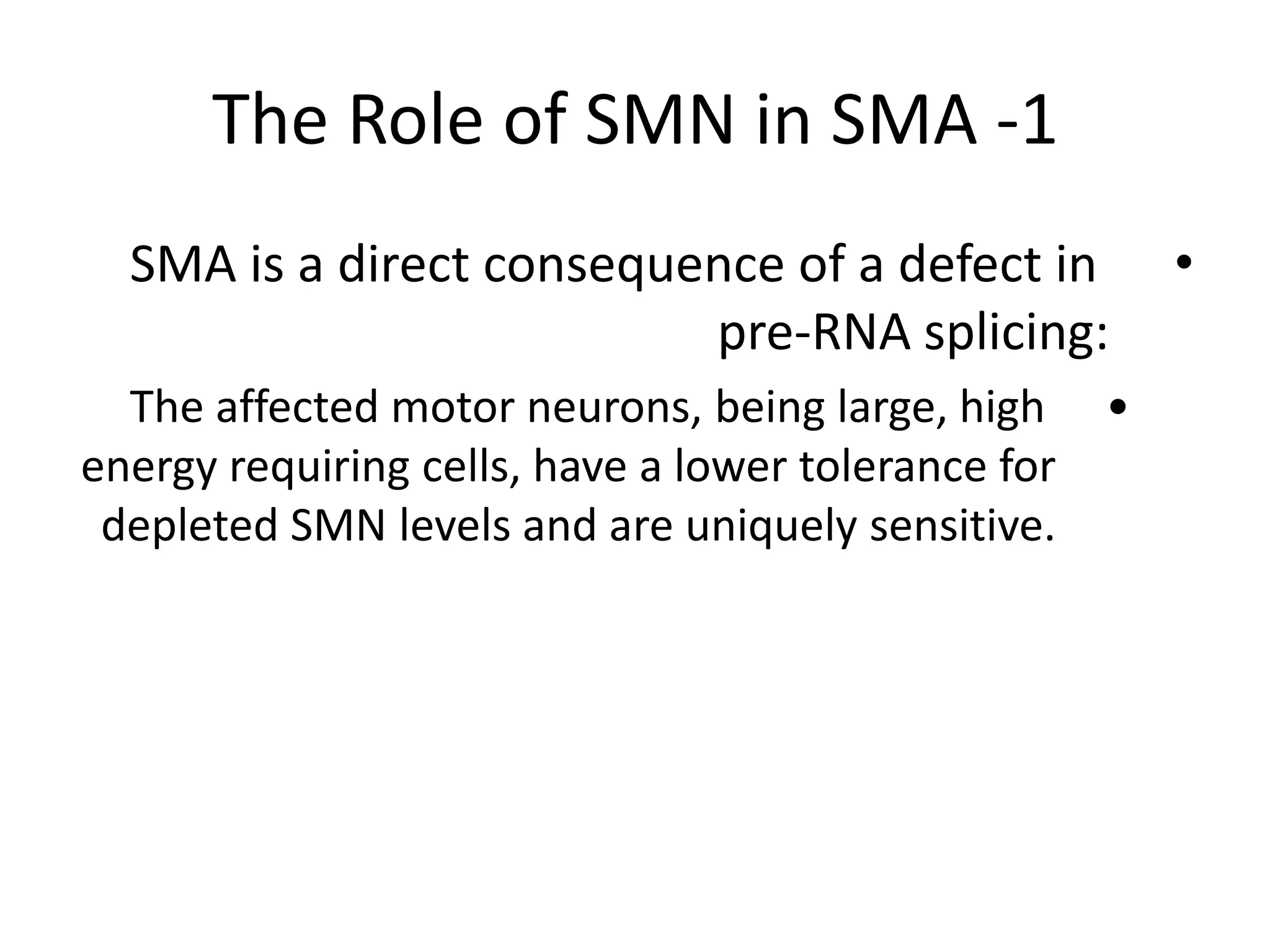 Spinal muscle atrophy SMA: make it easy | PPTX