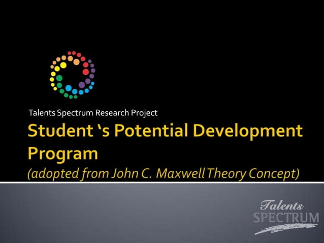 Student ‘s potential development program | PPT