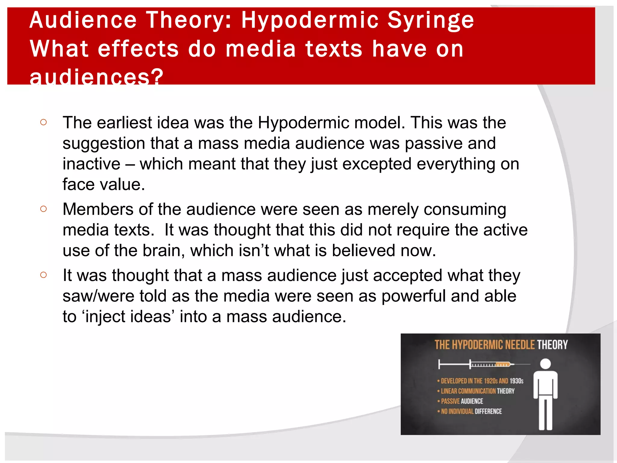 Audience Theory | PPT