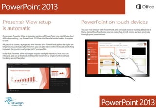 SGUL Office 2013 Quick Start Guide. (Adapted from Microsoft Quick Start ...