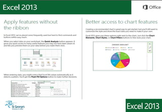 SGUL Office 2013 Quick Start Guide. (Adapted from Microsoft Quick Start ...