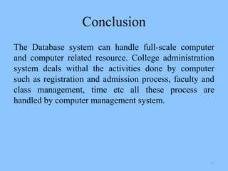 Students record keeping system | PPTX