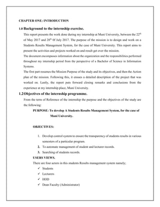 Students results management system (muni university) | PDF