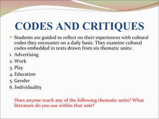 Students (re)writing culture ppt | PPT