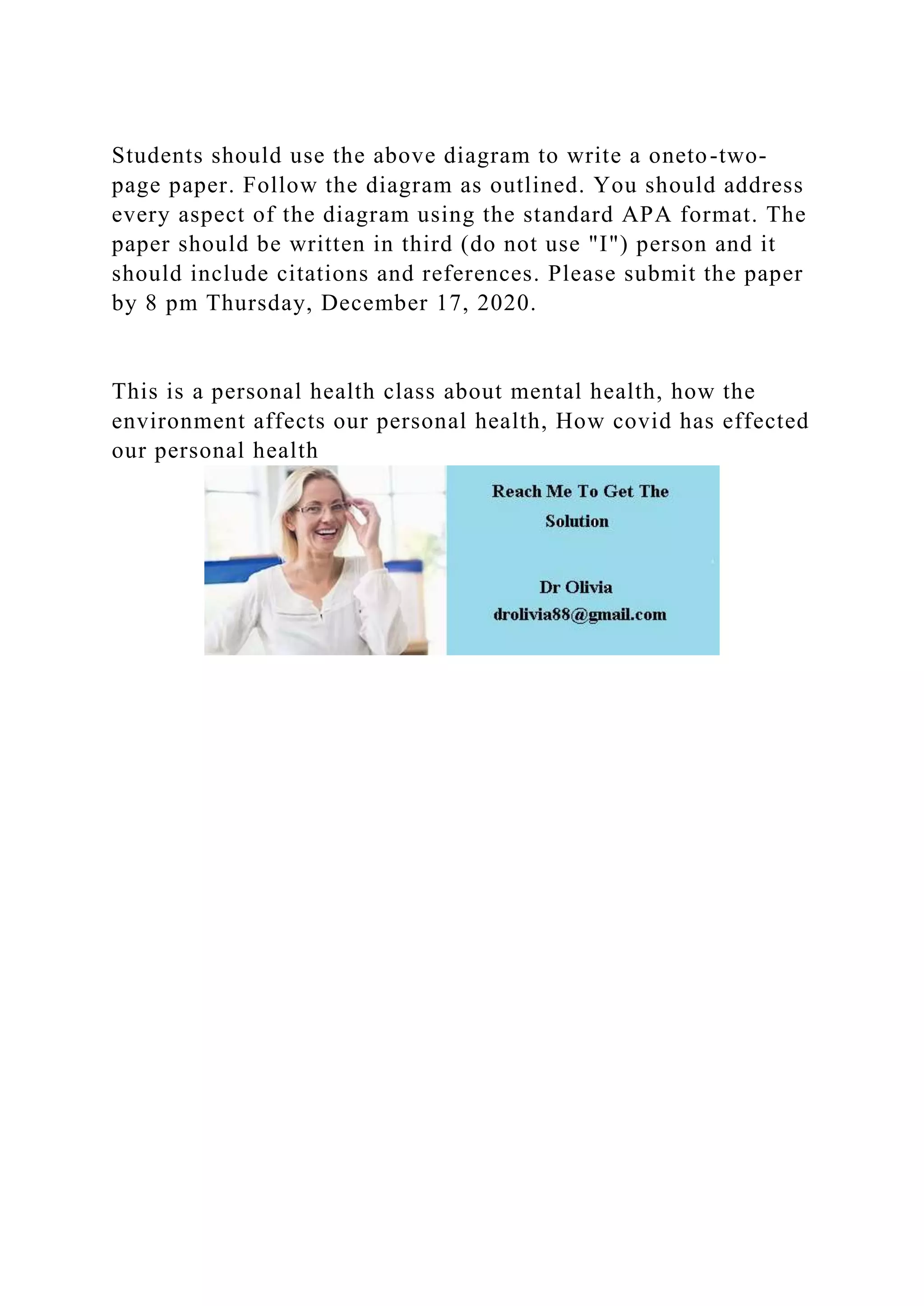 Students should use the above diagram to write a oneto-two-page pape.docx