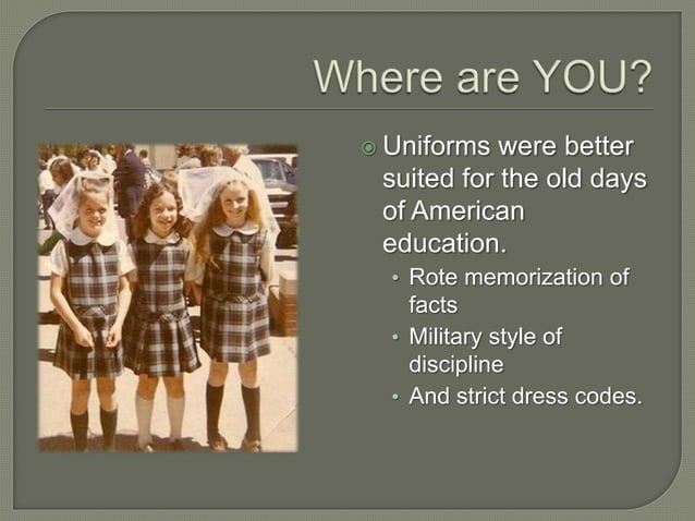 Students Should Wear Uniforms To School | PPTX