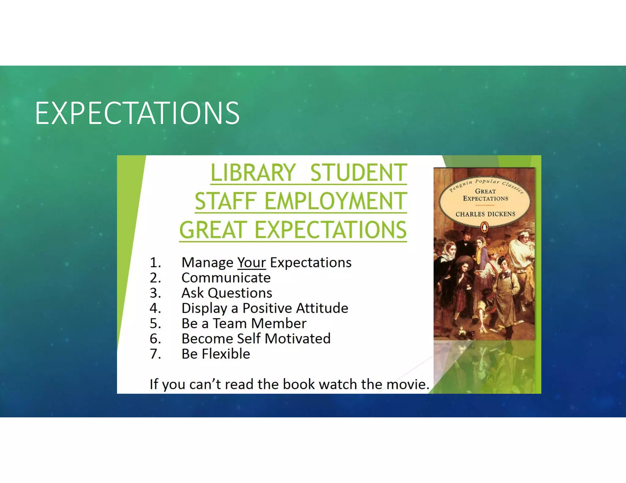 Library Student Staff Presentation | PDF