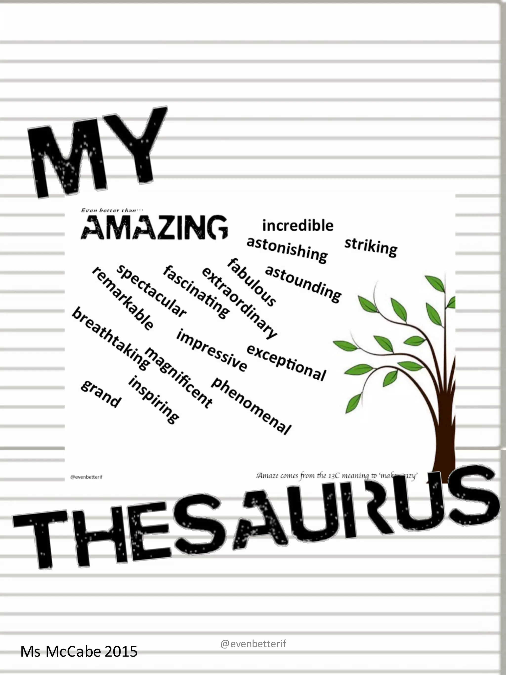 Student English Thesaurus | PDF