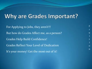 Student success presentation | PPTX | College Planning | College Education