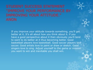 Student success statement | PPTX