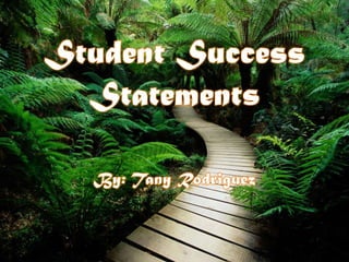 Student Success Statements | PPTX