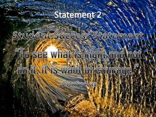 Student Success Statements | PPTX