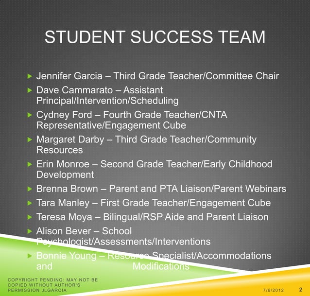 Student success team july 2012 trainingfinal | PPT