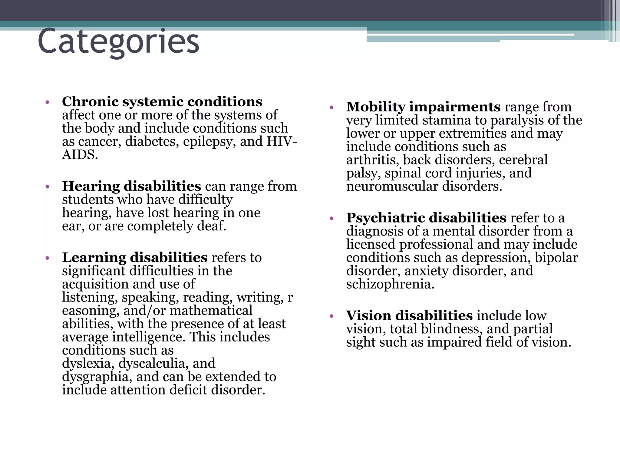 Students with Disabilities | PPTX