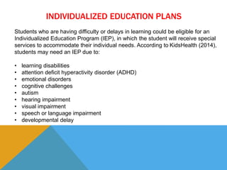 Students with disabilities | PPT