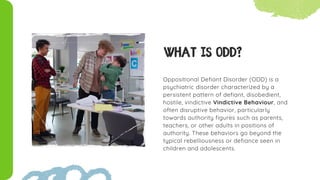 Students with Oppositional Defiant Disorder | PPT