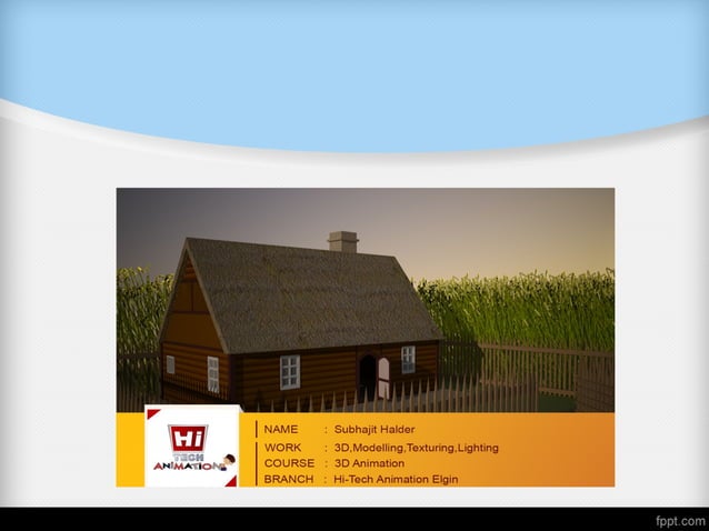 Hi-Tech Animation Student's work | PPT
