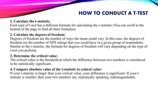 Student T - test | PPTX