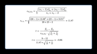 Student T - test | PPTX
