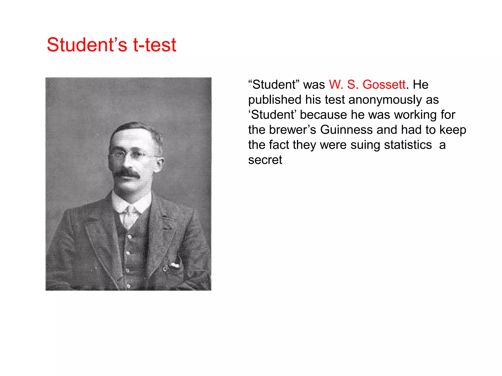 Student t-test | PPTX