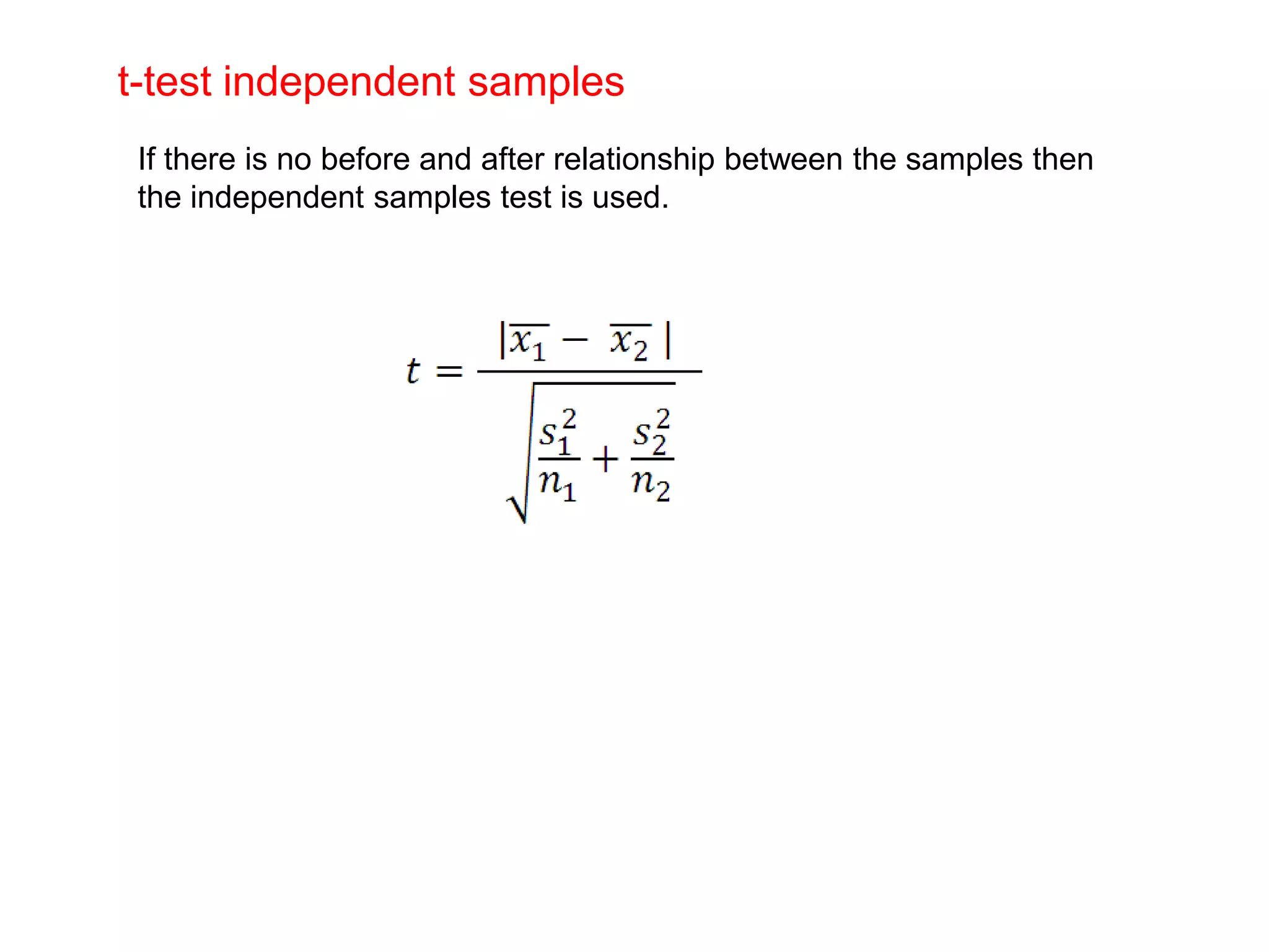 Student t-test | PPTX
