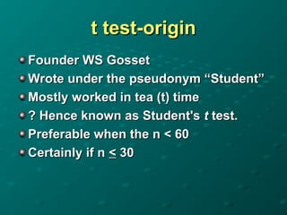 student t-test (new) distrutuin t test.ppt