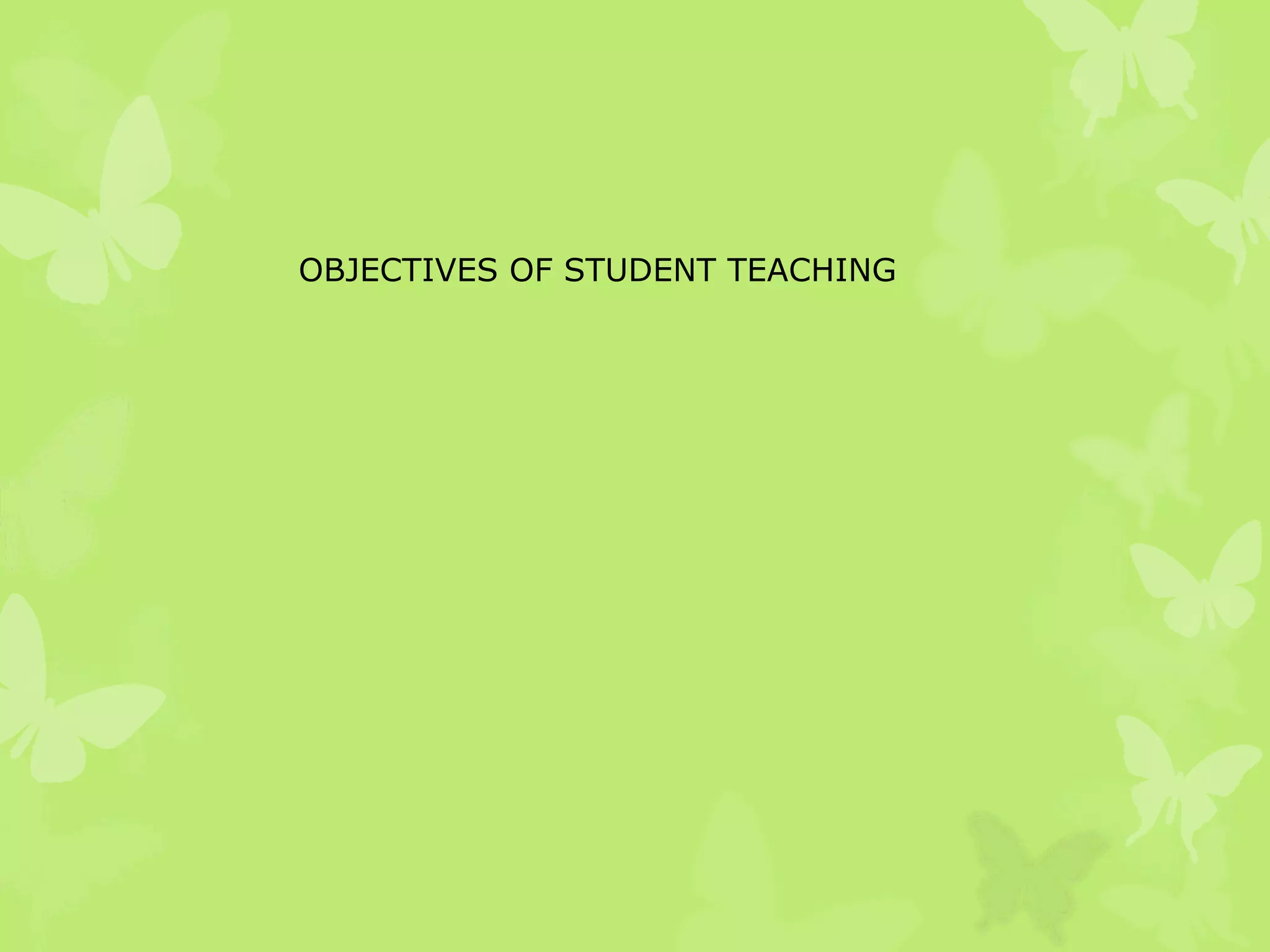 Student teacher ppt. | PPTX