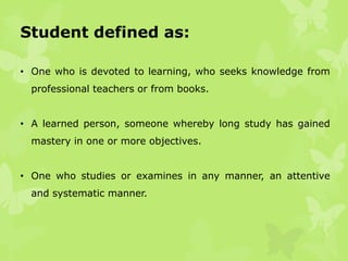 Student teacher ppt. | PPTX