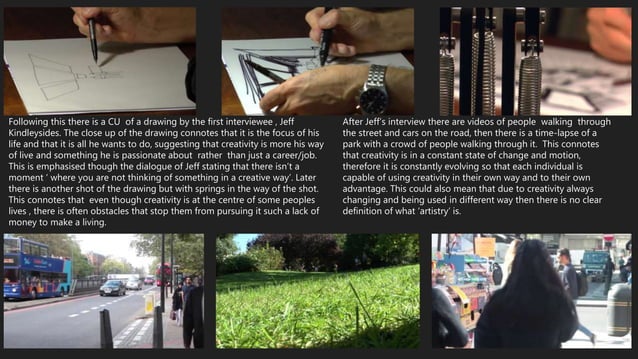 Student texual analysis | PPTX | Drawing and Sketching | Arts and Crafts