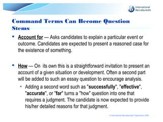 Extended Essay Assessment Criteria | PPT | Educational Assessment ...