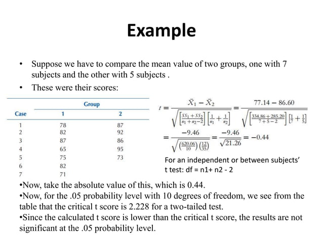 Student t test | PPTX