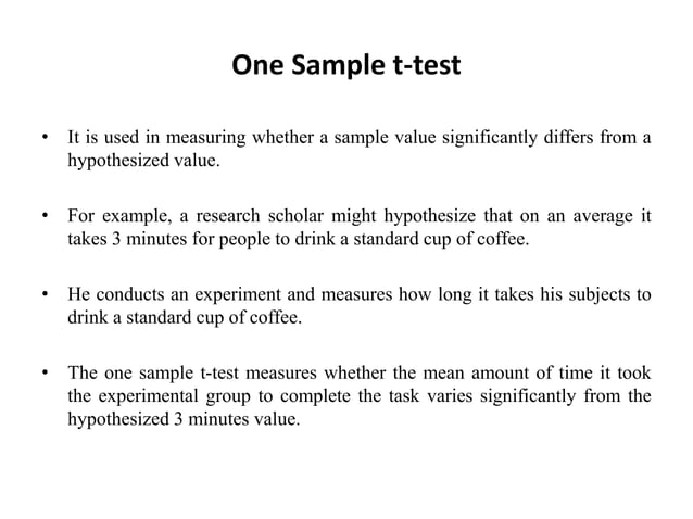 Student t test | PPTX