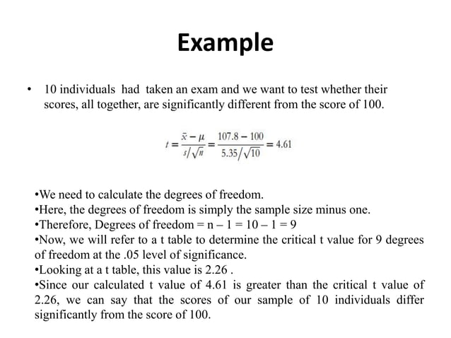 Student t test | PPTX