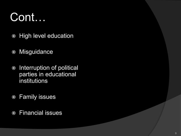 Student unrest & indiscipline | PPTX