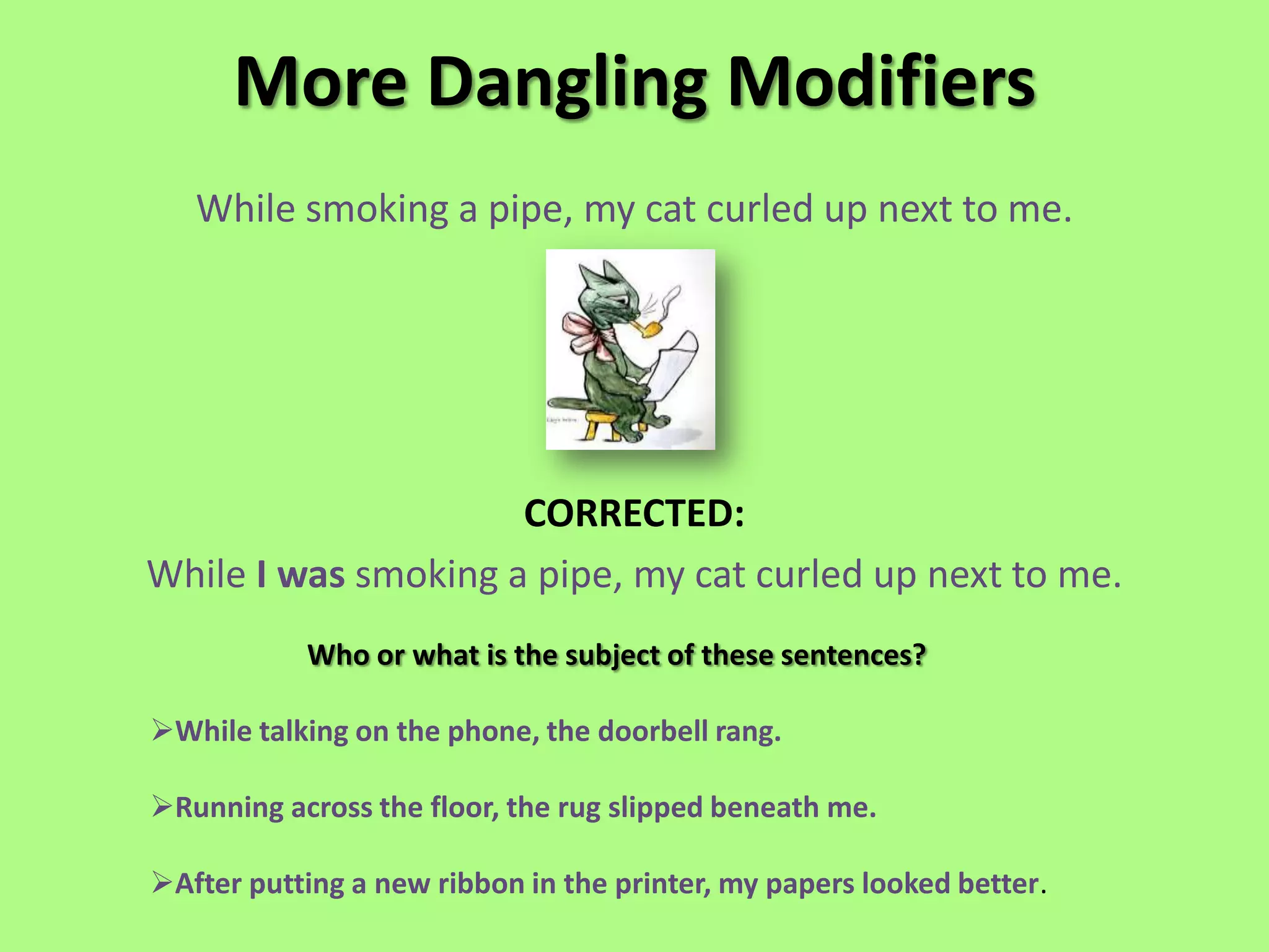 Studentversion modifiers | PPT