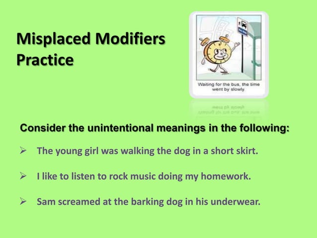 Studentversion modifiers | PPT
