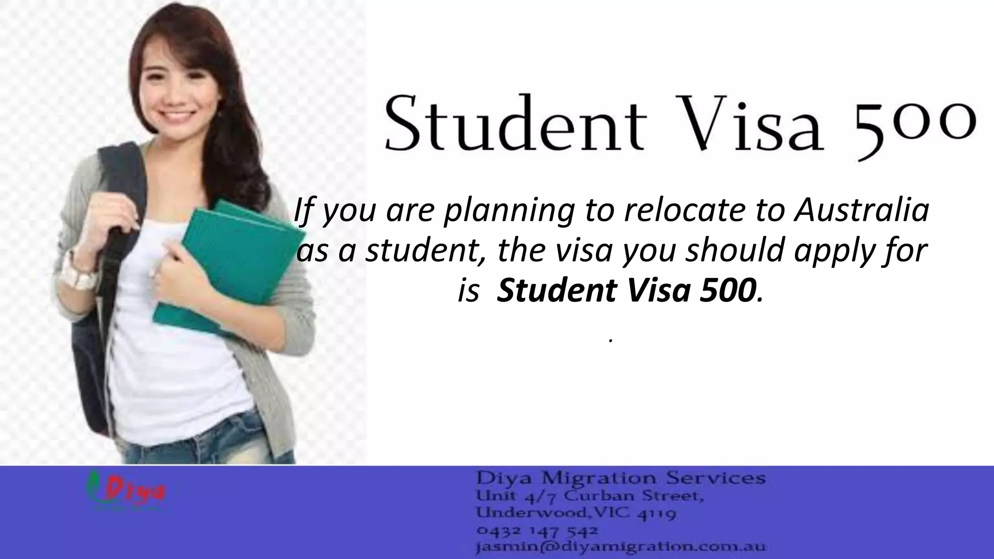 Student visa 500 | PPTX