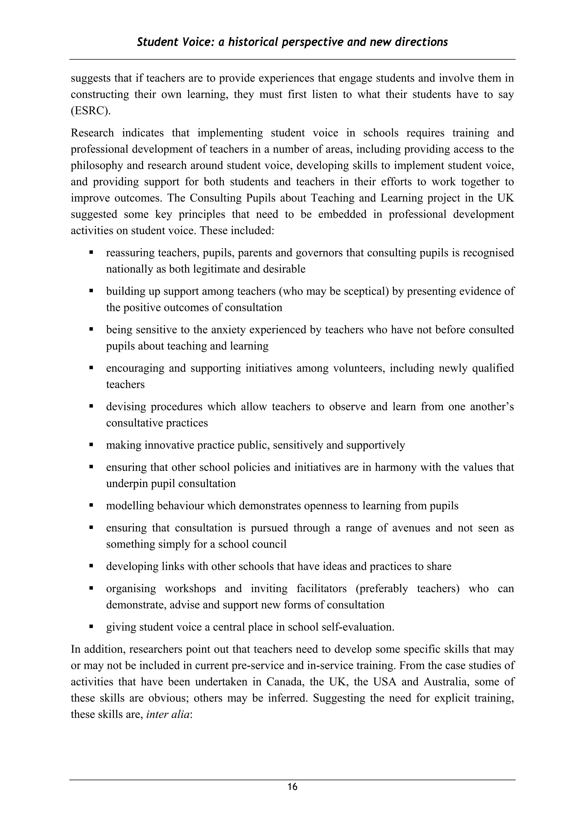 Student voice report | PDF | Secondary Education | Education