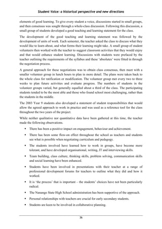 Student voice report | PDF