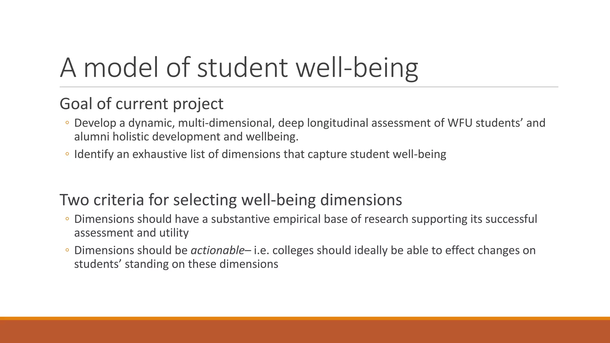 Student well being-revised 3-13-14 (2) | PPTX