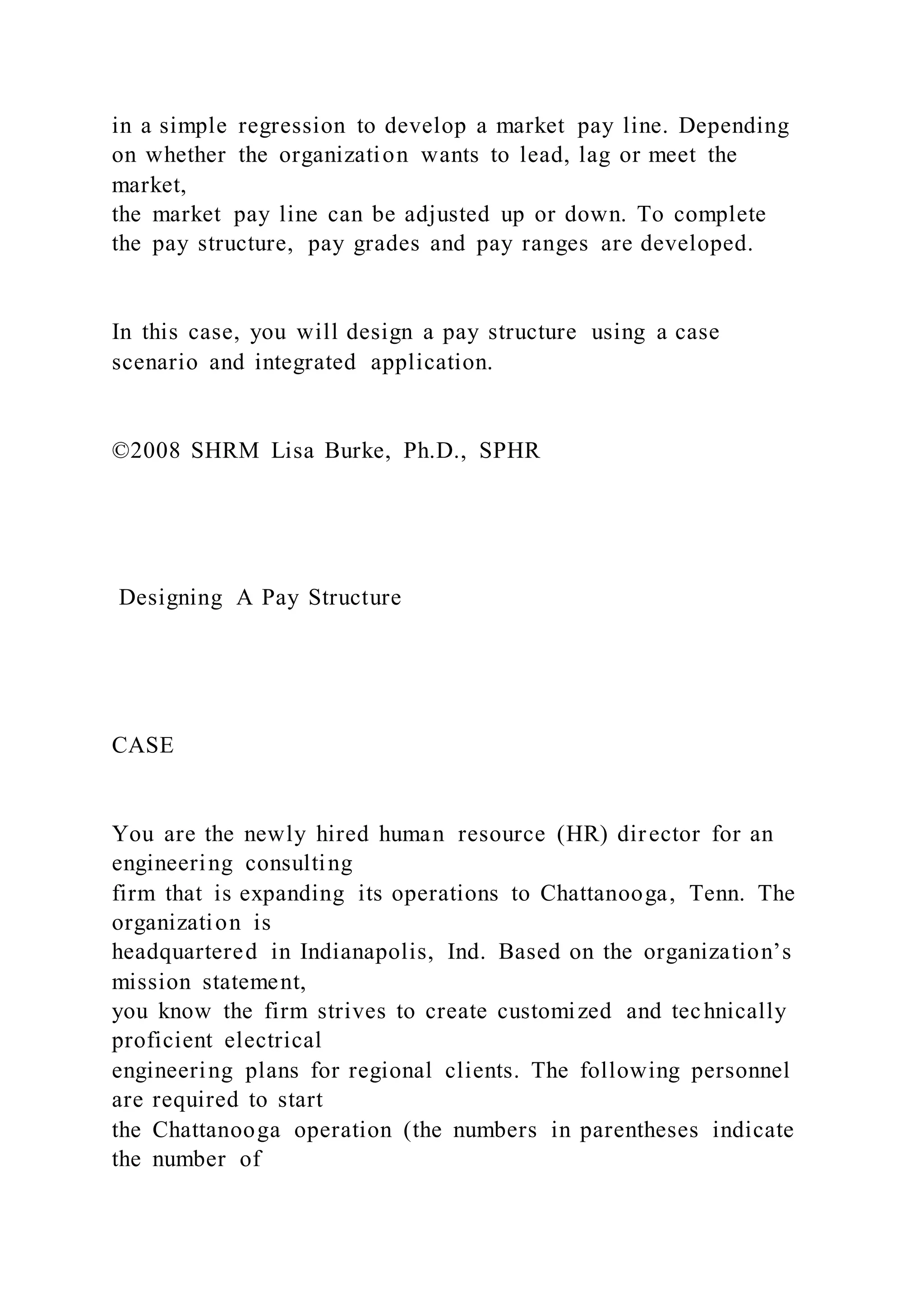 Stu de nt workbook designing a pay structure | DOCX