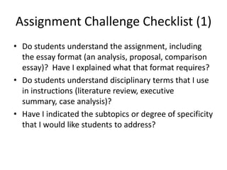 Student writing problems faculty challenges and solutions | PPTX