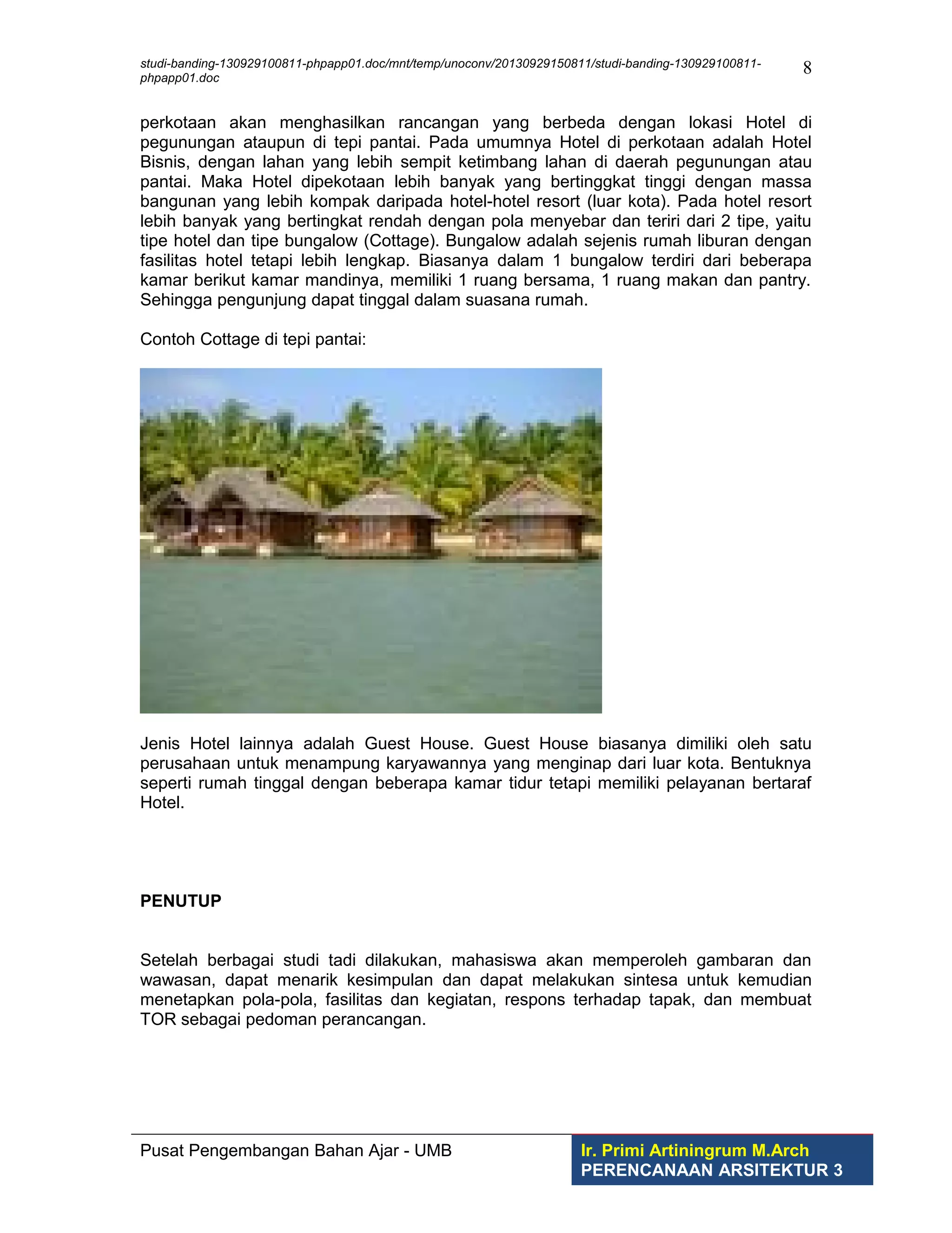 Studi banding | DOC