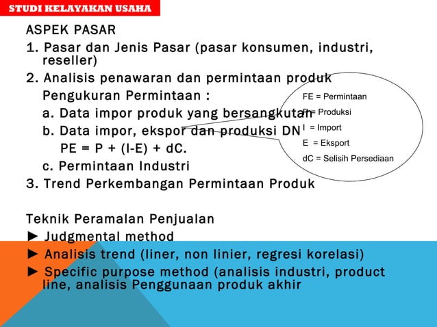 Studi Kelayakan Bisnis | PPT