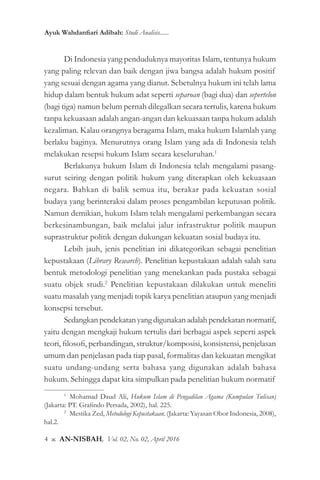 Studi analisis pembentukan undang undang nomor 21 tahun 2008 tentang ...