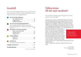 Studieprogram 2010 | PDF