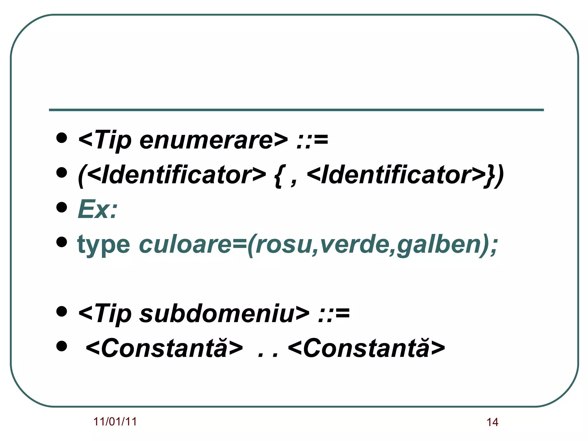 Studierea limbajului pascal | PPT