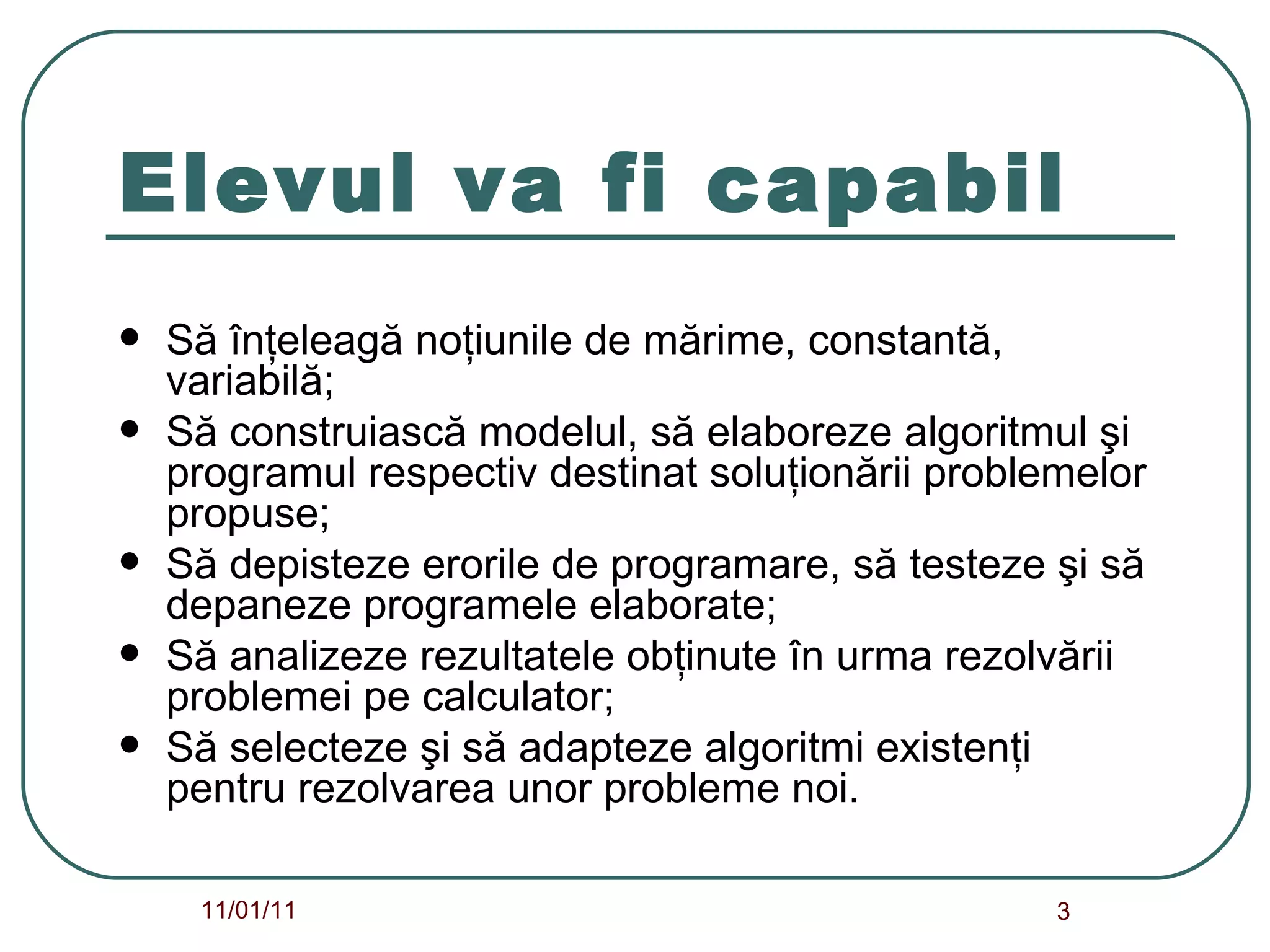 Studierea limbajului pascal | PPT
