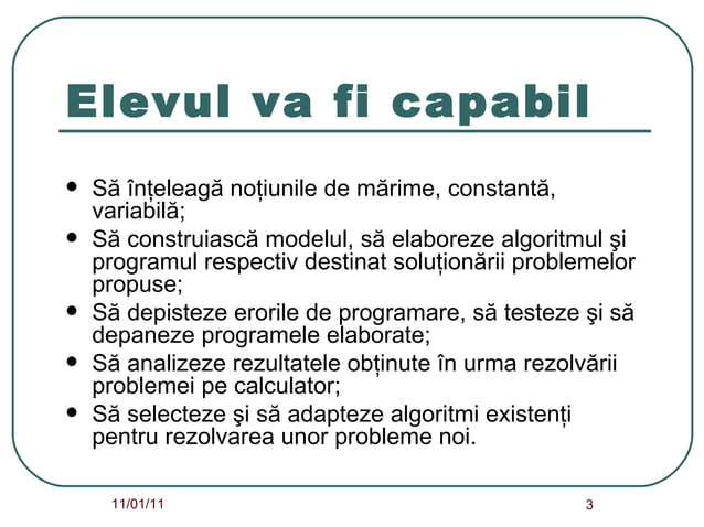 Studierea limbajului pascal | PPT