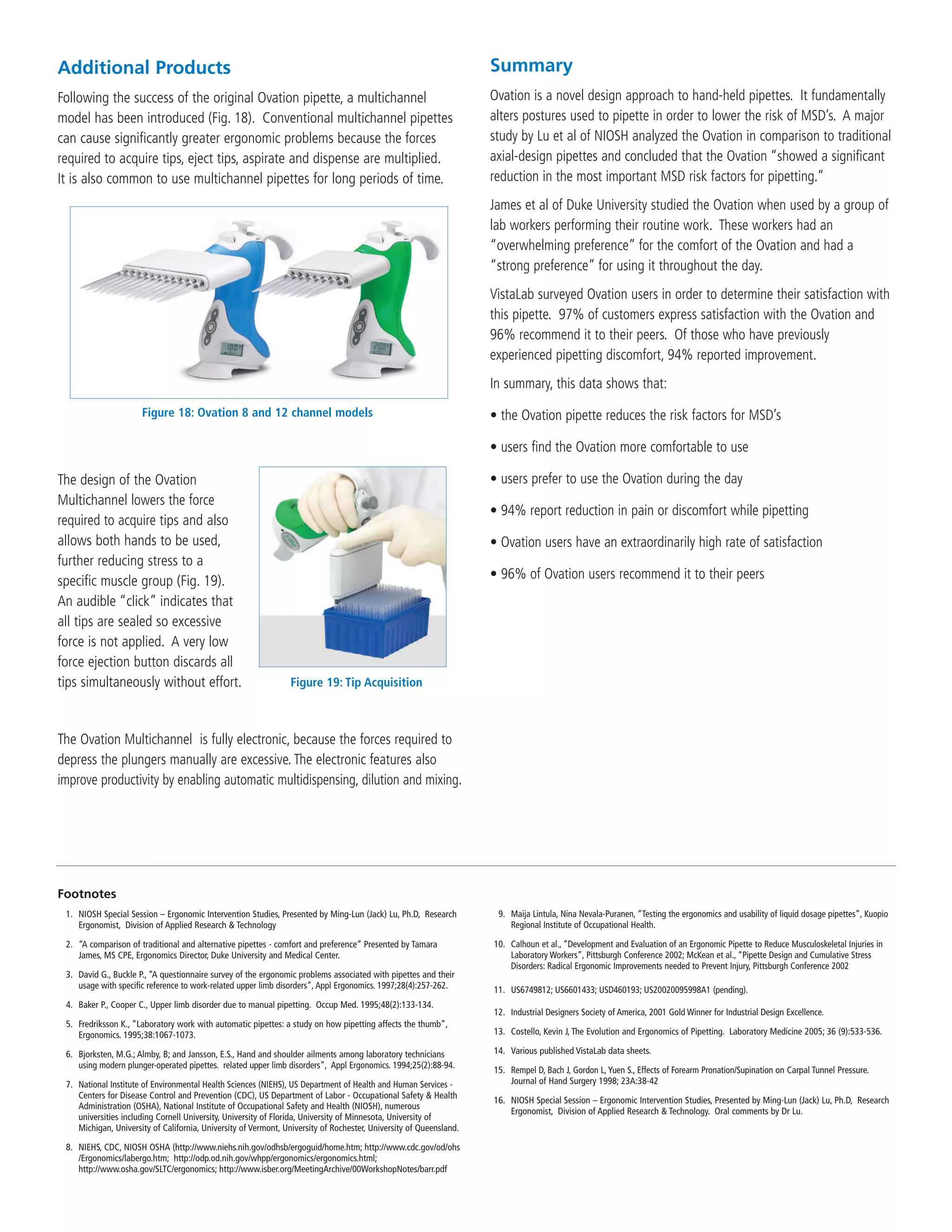 Studies validate ergonomic pipette design | PDF